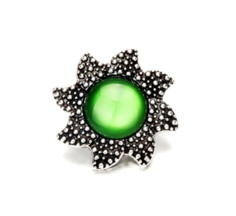 20 mm Green Sun Snap - Oh Snap Jewellery