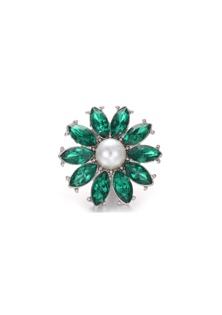 20 mm Gorgeous Emerald Green Snap - Oh Snap Jewellery