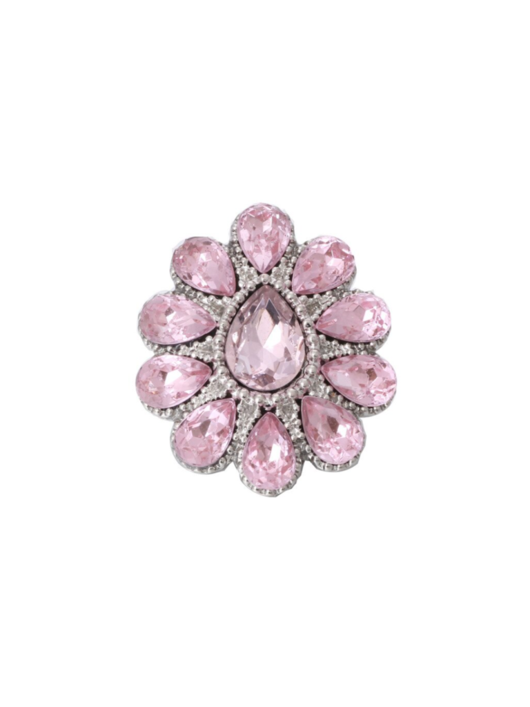 20 mm Beautiful Pink Teardrop Snap - Oh Snap Jewellery